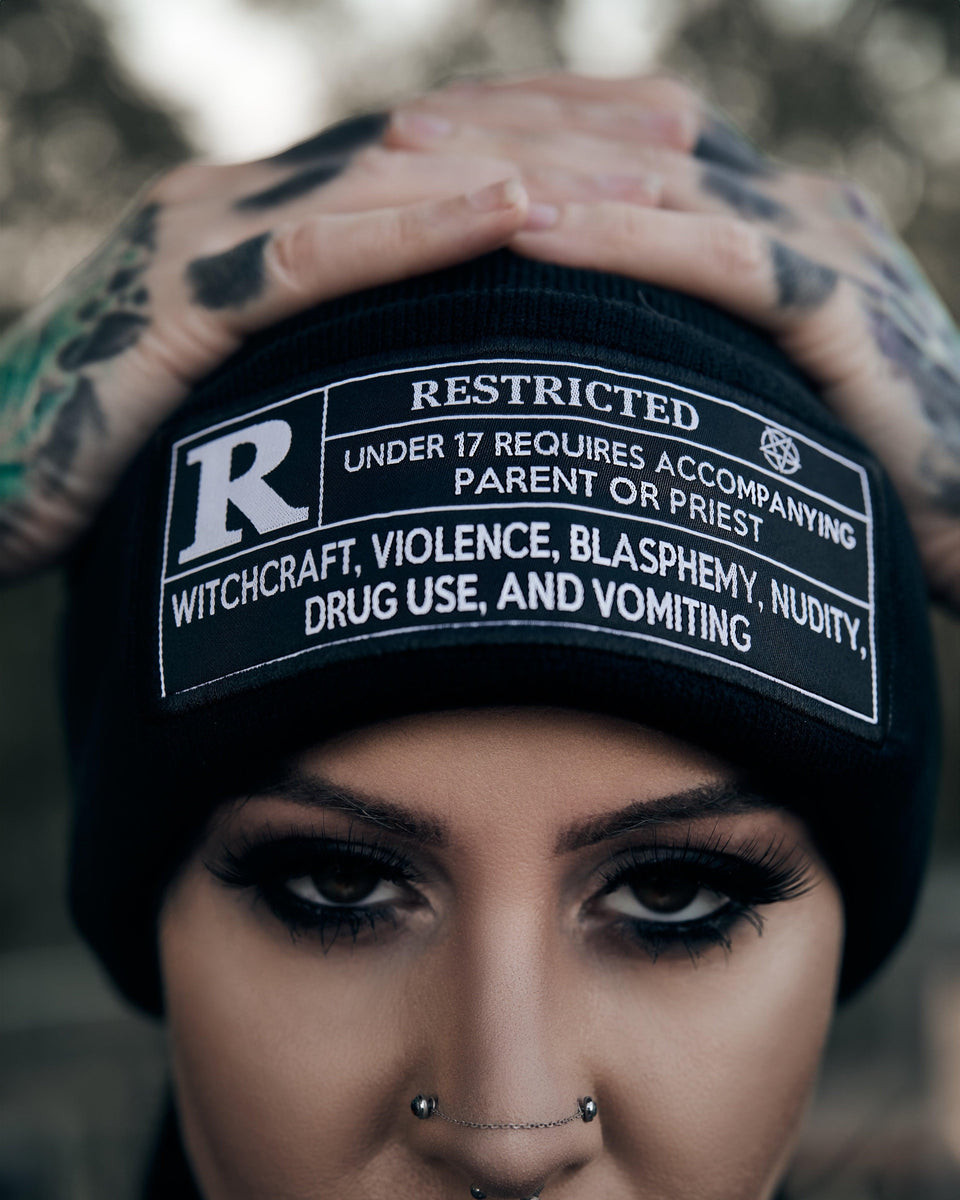 Rated R Beanie – INK POISONING APPAREL