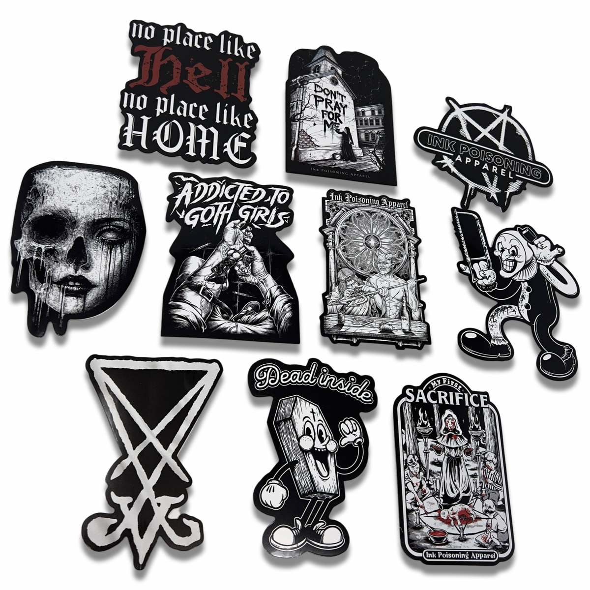 Sticker Pack – INK POISONING APPAREL