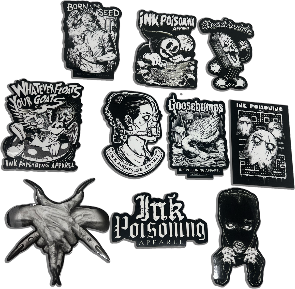 Sticker Pack – INK POISONING APPAREL